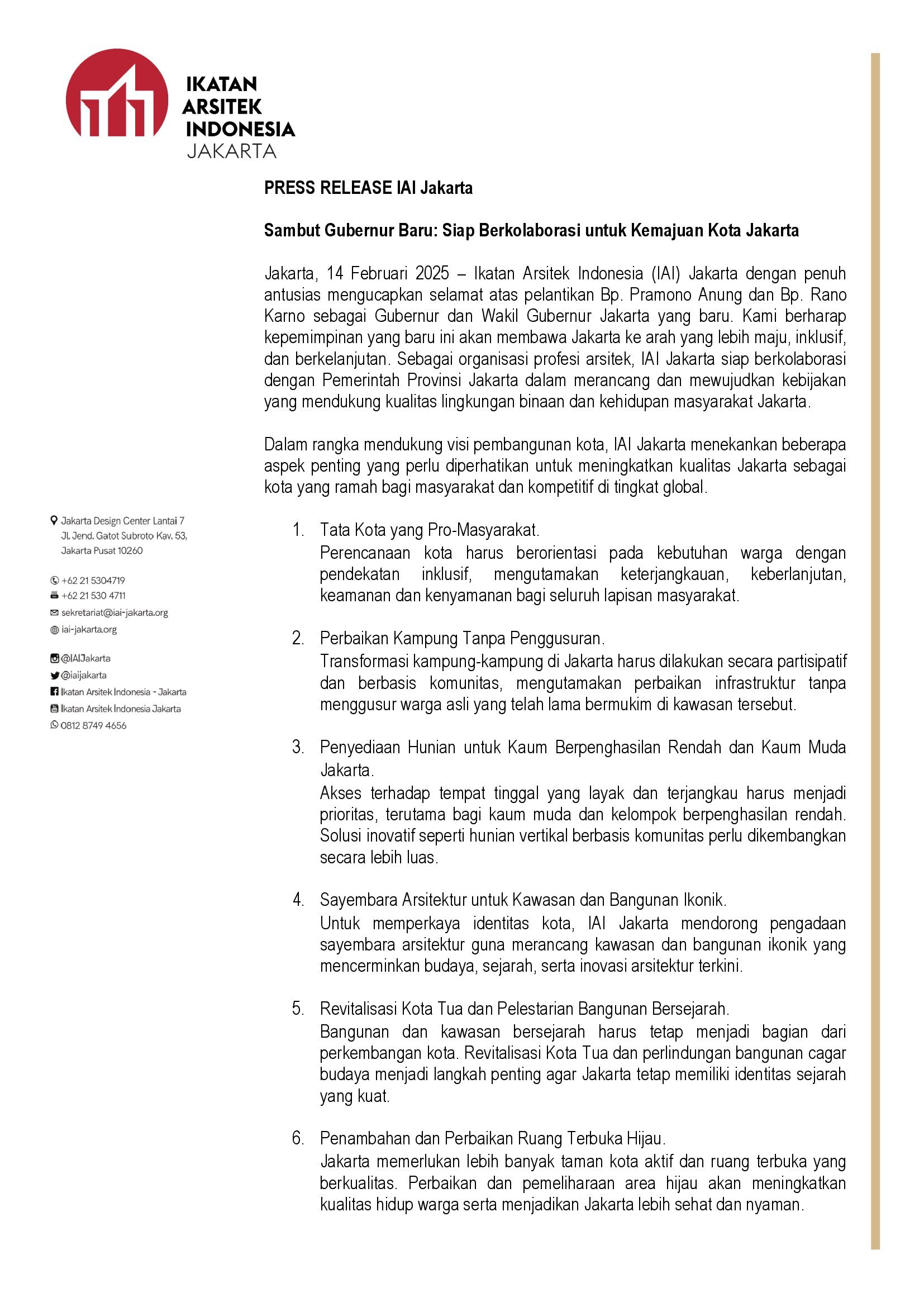 IAI - Ikatan Arsitek Indonesia